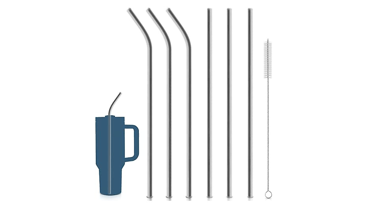Metal Replacement Straws for Stanley 40oz Tumblers