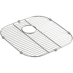 KOHLER 6389-ST Sink Rack for K-3356 Undertone and K-3356-HCF Undertone Preserve Sinks, 18-Inch X 17-3/4-Inch, Stainless Steel