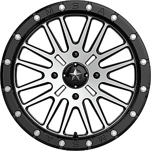 MSA Offroad Wheels MA37 18X7 4X137 G-BLK MACH 10MM - M37-018737