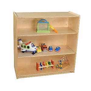 Contender 3 Shelf Kids Storage Solution | Wooden Bookshelf / Toy Organizer for Kids