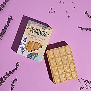 RELAX & CALM | Spa Gift Bath Set For Women By Nurture By Nature | Lavender Pillow Mist, Bath Salts, Soap, Bath Bomb, Candle, Body Scrub | Gift for Women | Mothers Day Gift