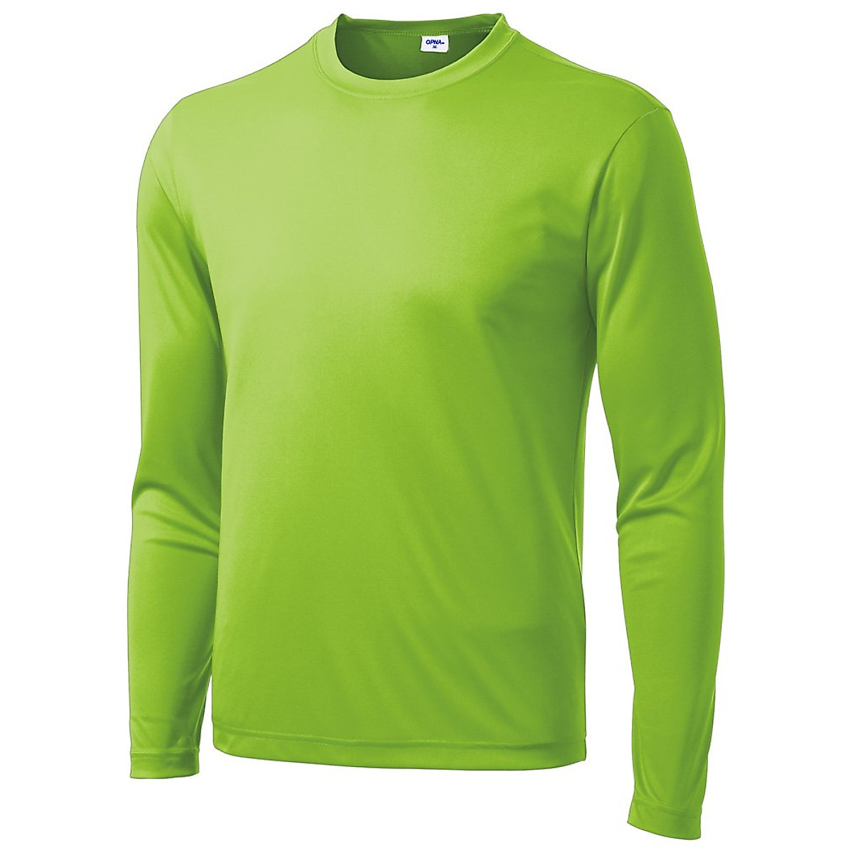 Opna Men's Long Sleeve Moisture Wicking Athletic Shirts for Workouts LYMSHK-M Lime