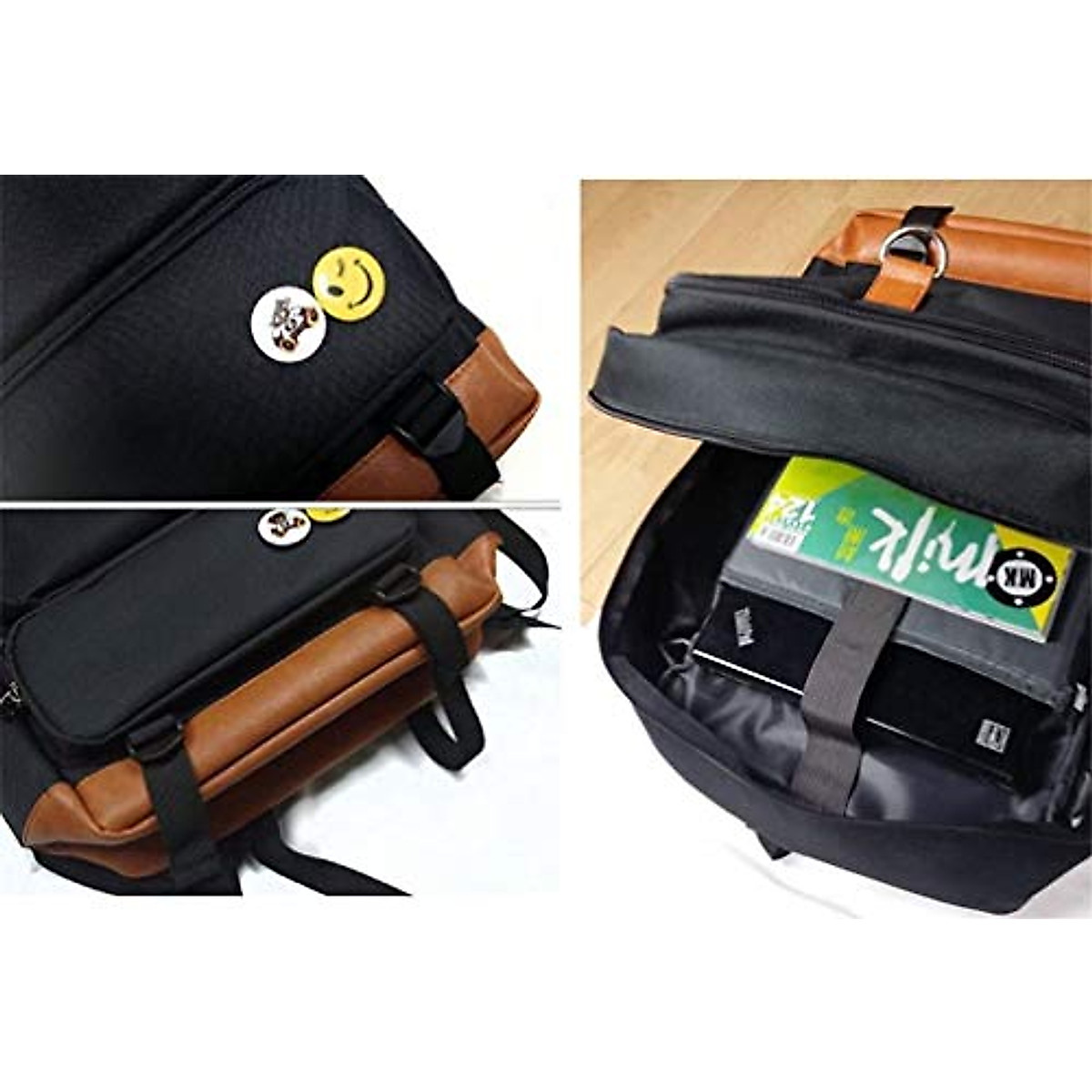 Mxcostume Anime Backpack One Piece Luminous Large Capacity School Bag Cosplay Bookbag (Pattern1)