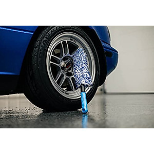 Barrel Blade - Microfiber Wheel Brush - Flat Head, Removable Cover, Firm and Bendable