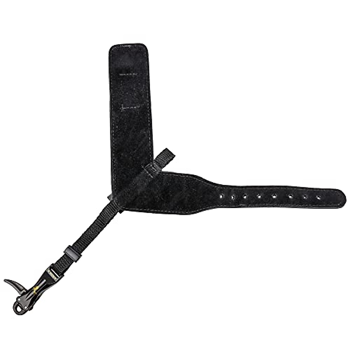Trophy Ridge ArchX Archery Bow Release - Smooth Dual Caliper Release, Adjustable Strap Length, Interlocking Jaw System, Premium Leather Buckle Strap, Trigger Travel Tuning , Black