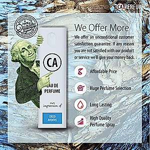 CA Perfume Niche Men Set Impression of ( Aventura + Greenish Irish Tweed + Original Vetiver + Legend + Bvl. Man ) Fragrance Sample Travel Size Parfum Sprayer ( 0.3 Fl Oz/10 ml) x5