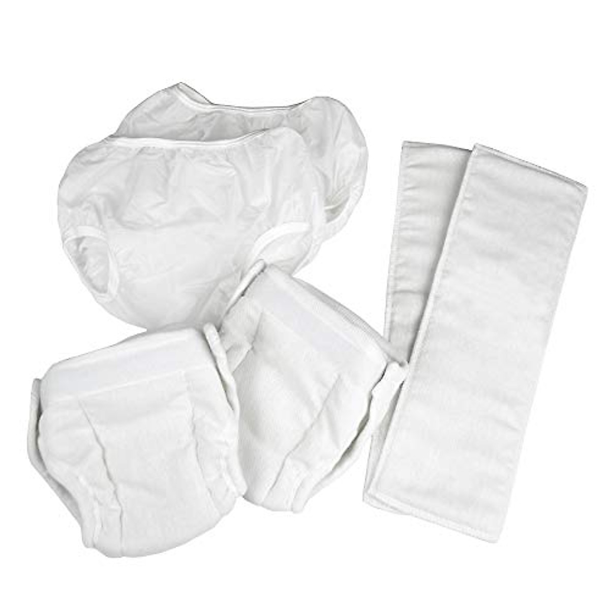 Dappi Reusable Waterproof Nylon Diaper Pants Bundle, Small