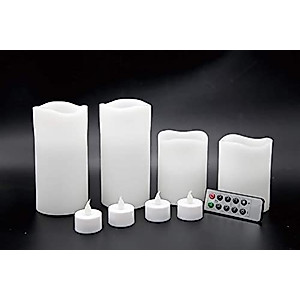 Ashland Michaels Basic Elements™ White LED Candle Set with Remote