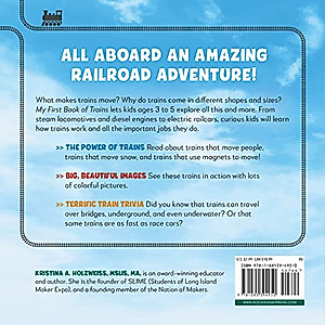 My First Book of Trains: All About Locomotives and Railcars for Kids