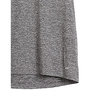 Amazon Essentials Men's Tech Stretch Sleeveless Hoodie, Black Space Dye, Large