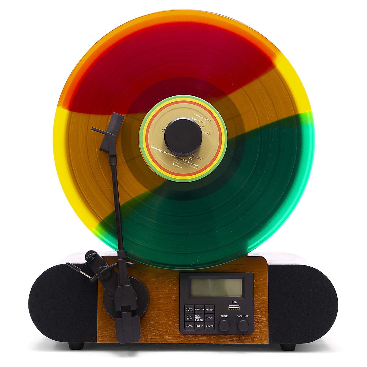 Fuse Vert Vertical Vinyl Record Player with Bluetooth & FM Radio