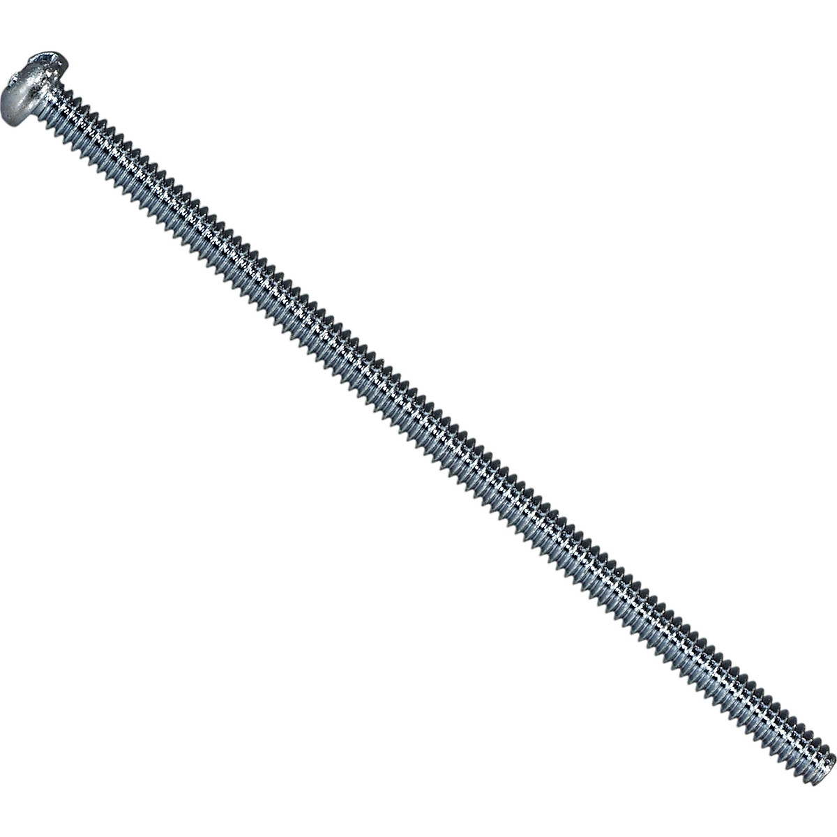 Hard-to-Find Fastener 014973236243 Combo Round Machine Screws, 6-32 x 3, Piece-100,Zinc