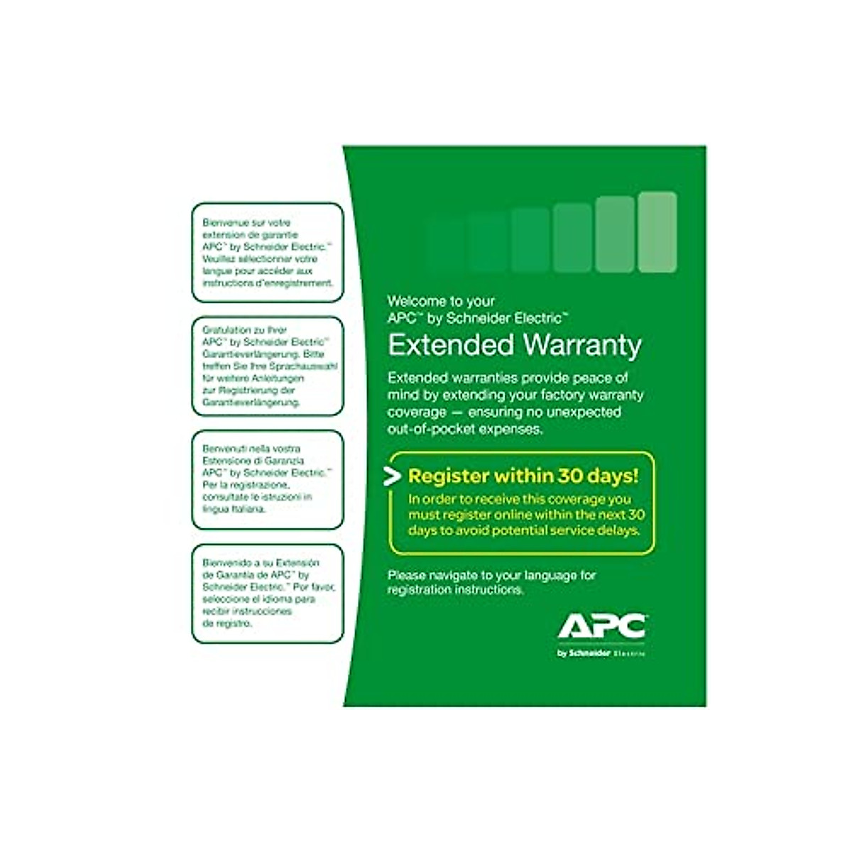 APC by Schneider Electric WBEXTWAR3YR-SP-04 3 Year Extended Warranty