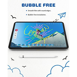 2 PACK Paper Screen Protector for iPad 11th Gen (A16)2025/10th Generation 2022(10.9 Inch), XIRON Matte PET Film for iPad 10.9-inch (10th generation), Write and Draw Like on Paper, Anti-GlareA & Anti-Scratch