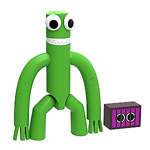 Rainbow Friends – Green Action Figure (5" Tall Posable Figure, Series 1)