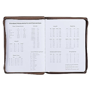 Christian Art Gifts 2024 18 Month Women's Large Vegan Leather Personal Planner Organizer w/Zipper Closure: Trust in the Lord Bible Verse for Daily, Weekly, Monthly Planning, Agenda, Work, Brown Floral