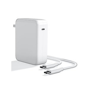 140W USB-C Power Adapter, Mac Book Pro Charger Foldable PD3.1 PPS Fast GaN Wall Charger Compatible with MacBook Pro 16" 14" Air 13" Retina M1 / M2 2023 2022 2021 2020 Laptop, Included 6.8ft C-C Cable