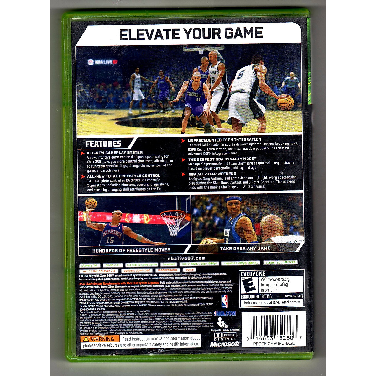 NBA Live 07 - Xbox 360