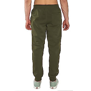 Southpole Men's Basic Active Fleece Jogger Pants-Regular and Big & Tall Sizes, OV (A), 3XL