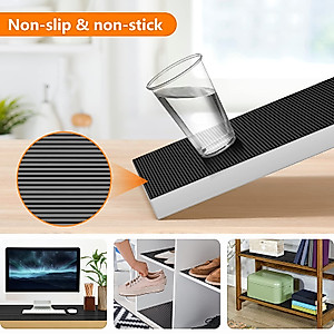 Shelf Liners for Kitchen Cabinets Non Adhesive Drawer Liner EVA Material Cupboard Mat Refrigerator Mats Washable Fridge Liner for Cabinet, Storage and Desks 11.8 x 59 Inches