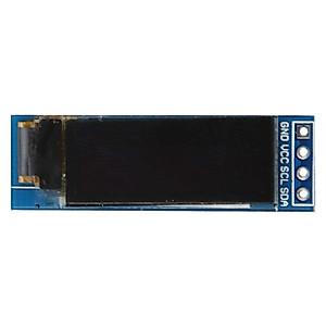 0.91in OLED LCD Display Module IIC I2C Serial OLED Full Color White/Blue LCD Module 128 x 32 for AVR PIC STM32(Blue)