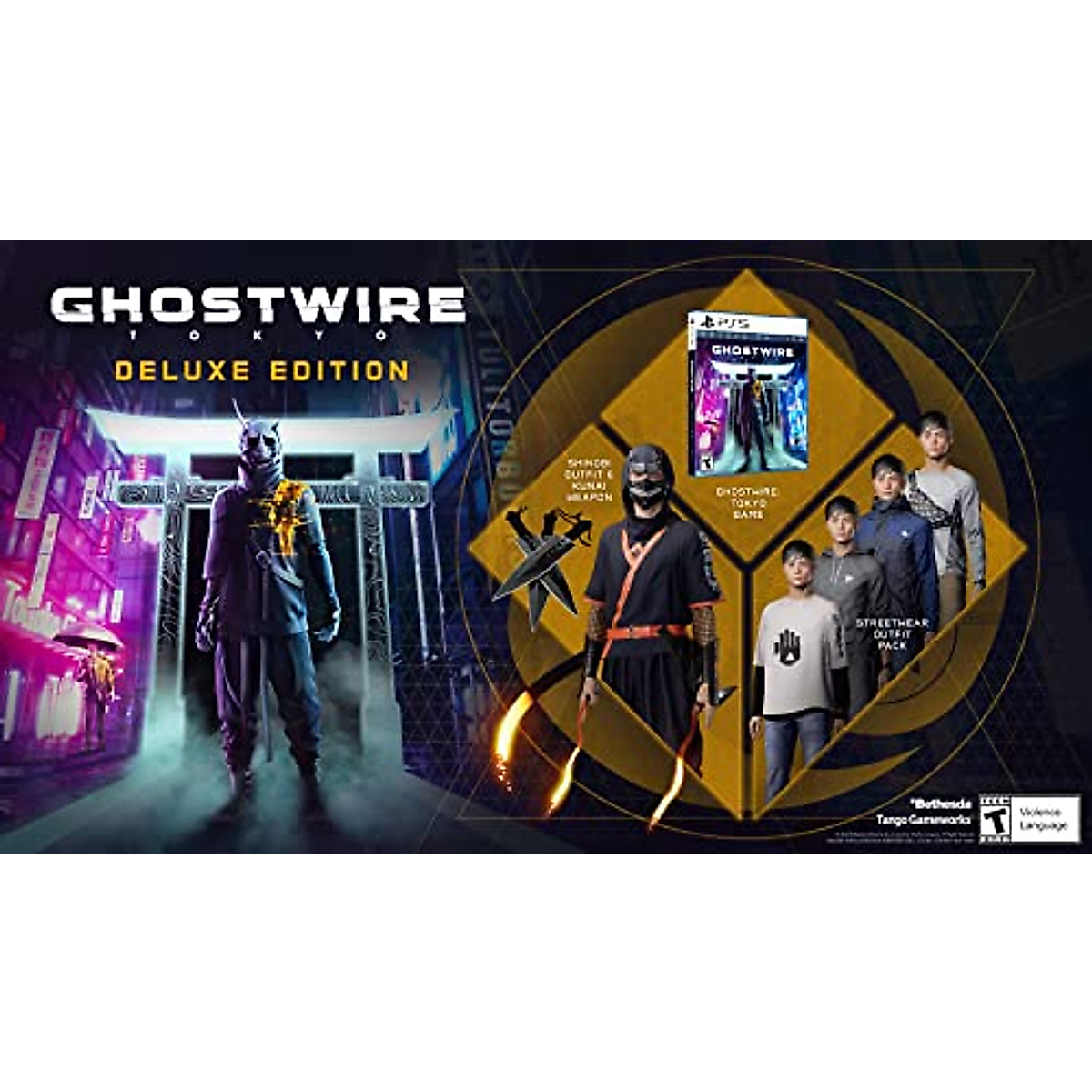 Bethesda Ghostwire: Tokyo Deluxe Edition - PlayStation 5