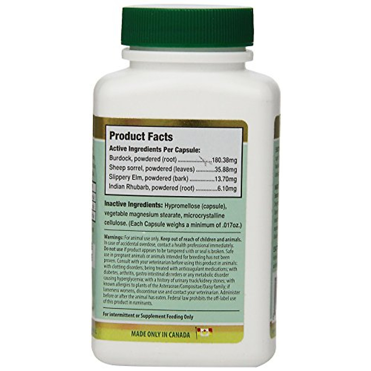 Essiac International Herbal Supplement for Pets, 60 Capsules