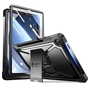 ZtotopCases for Samsung Galaxy Tab A9 8.7 Inch 2023, Rugged 2-Layer Case with Built-in Screen Protector & Kickstand, Shockproof Full Body Protective for Samsung A9 Tablet(SM-X110/X115/X117), Black
