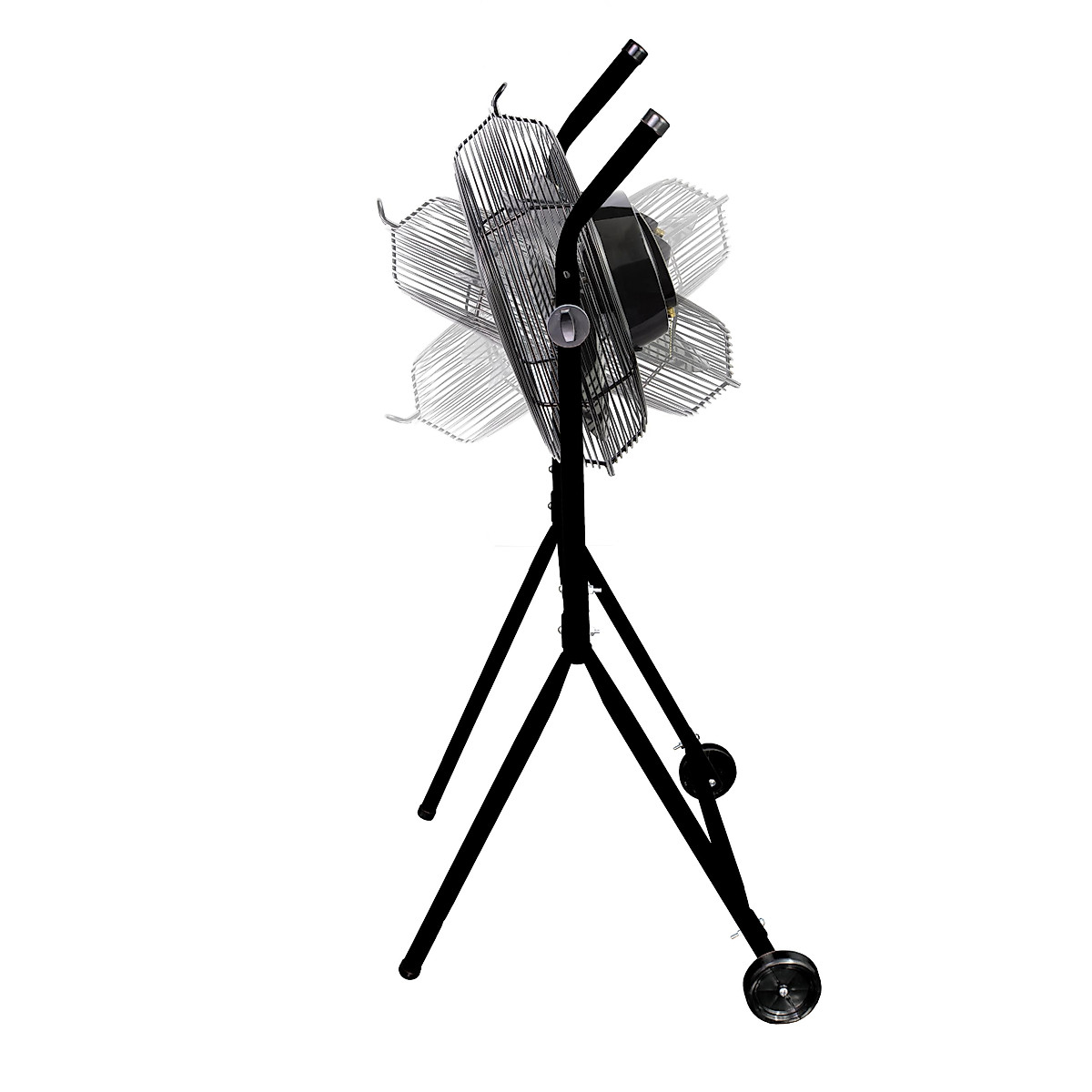Air King 9219 18-Inch Industrial Grade High Velocity Roll-About Stand with Fan,Black