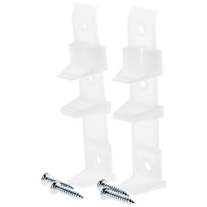 Prime-Line N 6564 Self-Adjusting By-Pass Door Bottom Guide (2 Pack)