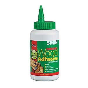Everbuild 5MINPU7 Lumberjack 5min Polyure Wood Adhesive Liquid 750 g