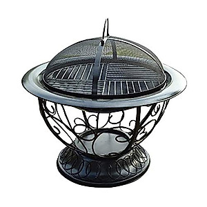TOTOU Multi-Function Stove Carbon Basin Charcoal Basin Charcoal Carbon Stove Household Heating Barbecue Charcoal Grilling Brazier Frame Charcoal Stove Household
