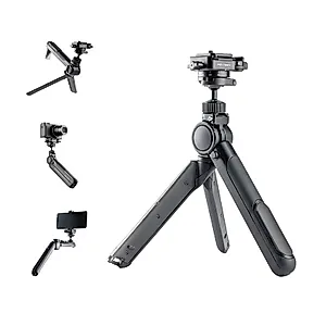 PGYTECH MANTISPOD PRO Mini Camera & Cell Phone Tripod Stand Magnesium Alloy Small Travel Flexible Vlogging Tripod | DSLR Accessories Pocket Video Vlogger Desktop Shooting Selfie Tripod Mount