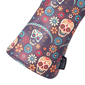 SHABIER Golf Skull Design Golf Wood Club Headcover Driver Cover for Taylormade M5 M6 Driver (Driver Head Cover)