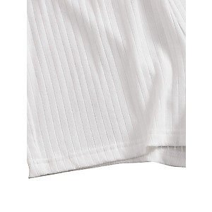 Milumia Women's 3 Pieces Elastic Waist Workout Yoga Shorts Ribbed Knit Comfy Biker Shorts 3 Pack Multicolor Medium