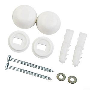 Toilet Bidet Anchor Bolts Set Toilet Floor Fixing Repair Fitting Toilet Plastic Cover Accessories Stainless Steel Screws