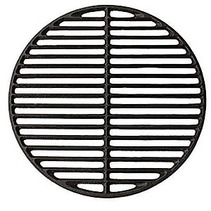 Dracarys 15.5" Cast Iron Grids Grate Fire Pit Big Green Egg Accessories Replacement Parts Grill & Smoker Round Grilling Cooking Grate Fit for Medium Big Green Egg Grill & Smoker,Fire Pit(M - 15.5")