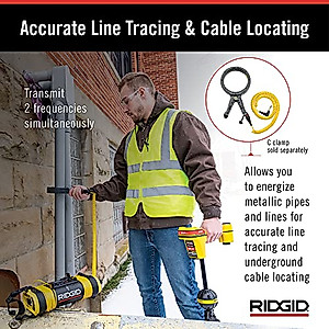 RIDGID 21898 SeekTech ST-305 Line Transmitter, Line Tracer and Underground Line Locator,Yellow,Small