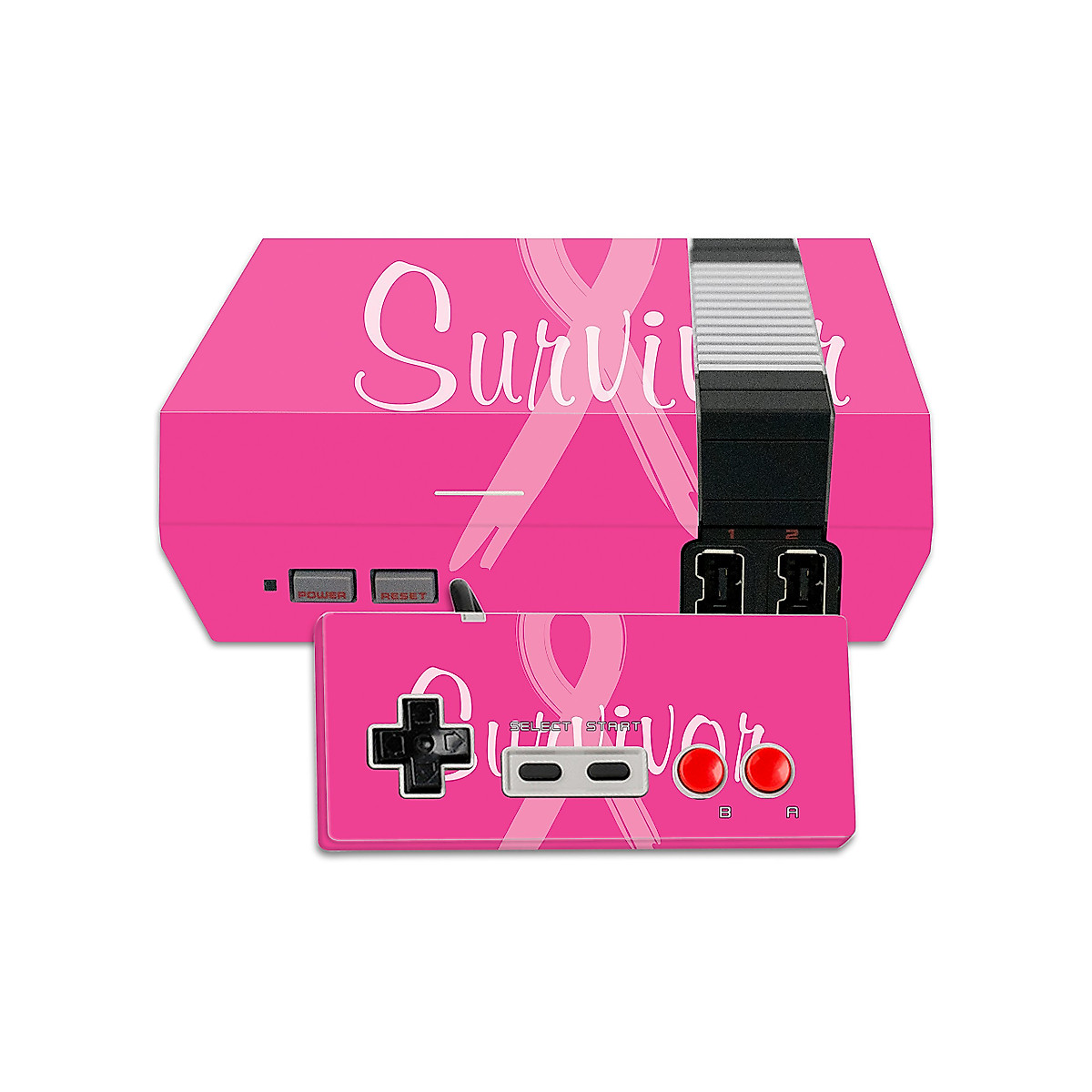 MightySkins Skin Compatible with Nintendo NES Classic Edition – Survivor | Protective, Durable, and Unique Vinyl Decal wrap Cover | Easy to Apply, Remove, and Change Styles | Made in The USA