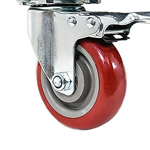 Seismic Audio - SA-PTR-10UC - 10 Space Pro Audio DJ Road Rack Case with Casters - 10U Pro Tour Grade Rack