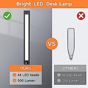 Mubarek Desk Lamp,15 Modes LED Desk Light,500 Lumen LED Lamp,Dimmable LED Table Lamp,Desk Lamps Office Accessories,Adjustable&Foldable Reading Lamp,Desk Light,LED Desk Lamp for Study Lamp,Bedside Lamp