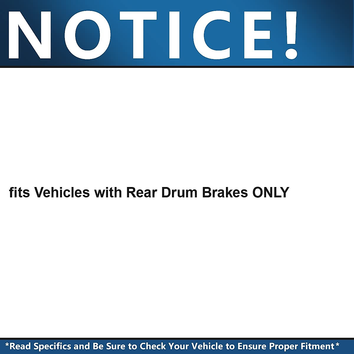 Detroit Axle - Front Brake Kit for Ford Escape Mazda Tribute Mercury Mariner Replacement Disc Brakes Rotors and Ceramic Brake Pads : 10.95" inch Rotors [for Vehicle with Rear Drum Brakes]