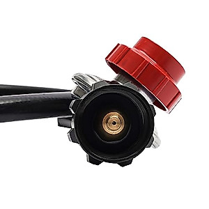 WenDissy Portable Double Burner Outdoor Gas Stove Propane Cooker with Adjustable 0-20 PSI Regulator Hose for Outdoor Cooking Picnics Camping BBQ Hiking