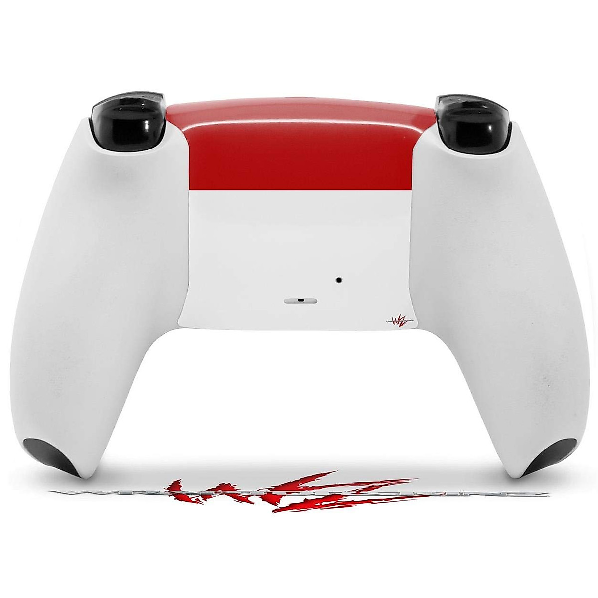 WraptorSkinz Skin Wrap compatible with Sony PS5 DualSense Controller Red White and Blue (CONTROLLER NOT INCLUDED)