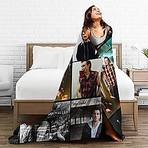Ultra-Soft Blanket Collage Singer Blanket Flannel Blanket Portable Throw Blanket for Living Room Couch Sofa Car Fans Gift 50"x40"