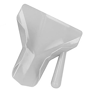 French Fry Bagger Scoop, Popcorn Scoop, Commercial Desserts Scooper for Popcorn, Chips, Candy, Hotels, Buffets, Quick Fill Tool for Bags & Boxes, Right Handle
