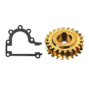 Huthbrother 51405MA Worm Gear & Gasket 51279MA for Craftsman SnowThrower 536886161 6Hp,536886120 5Hp 2 2Duel Stage snowblower-Brass 204167
