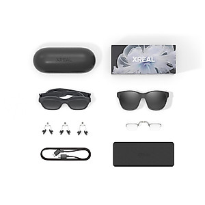 XREAL Air 2 AR Glasses, 130" Wearable Display with All-Day Comfort, 72g 120Hz 1080P, Ideal for Gaming, Streaming, Smart Glasses, Best TV/Projector/Monitor Alternative