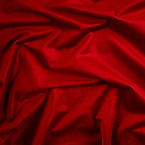 Royal Velvet Red, Fabric by the Yard
