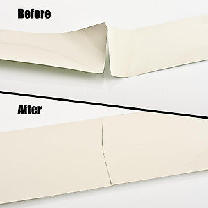 16 Pcs Vertical Blind Repair Tabs 2 Inch Width White Horizontal Blinds Replacement Slats Panels Self-Adhesive Blinds Replacement Fixers for Repair Damaged Blinds Blades